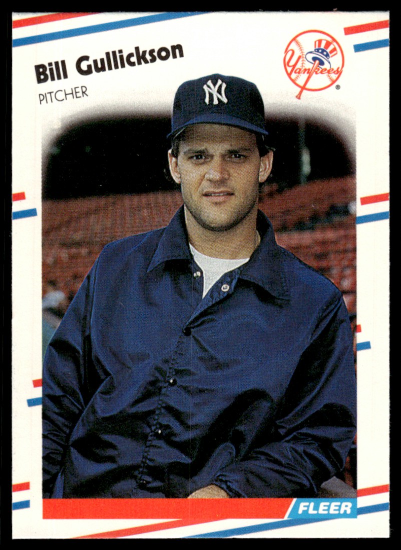 1988 Fleer Bill Gullickson #208 on Kronozio