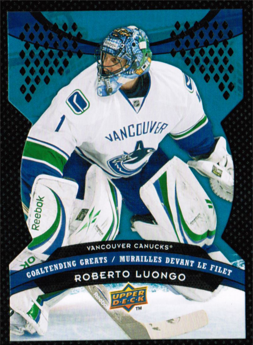 2009-10 Upper Deck McDonald's Goaltending Greats Roberto Luongo #GG2 on ...