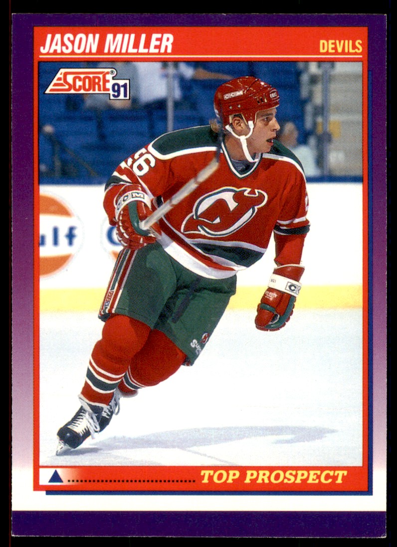 1991-92 Score American Jason Miller #312 on Kronozio