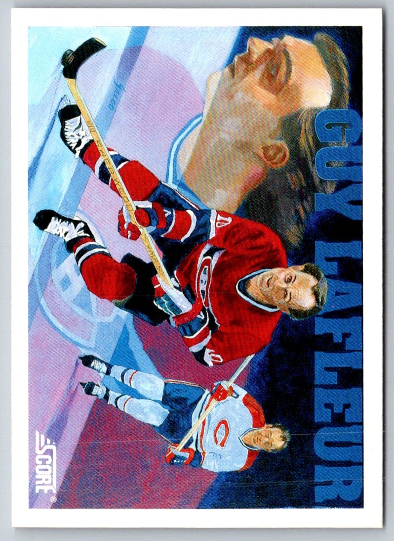 1991-92 Score American Guy Lafleur Tribute (Speed and Grace) #401 on ...