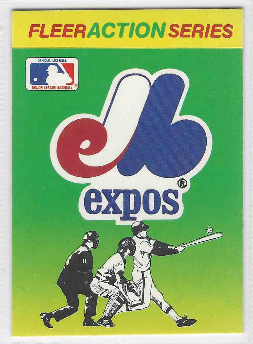 1990 Fleer Action Series Expos on Kronozio