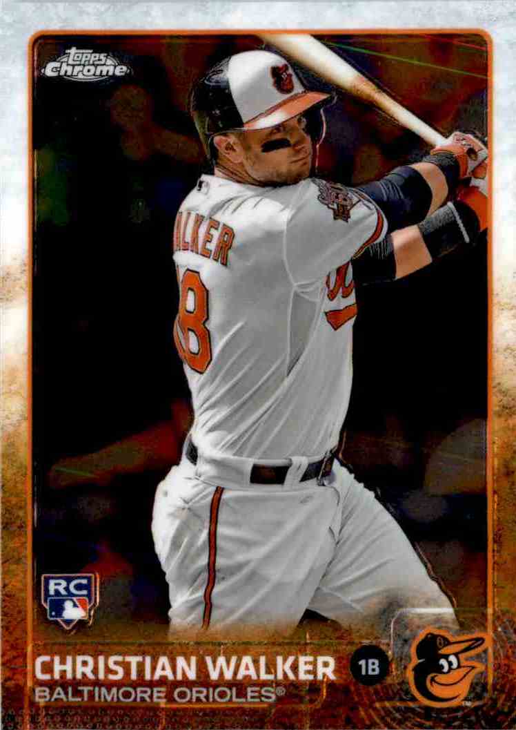 2015 Topps Chrome Christian Walker #192 on Kronozio