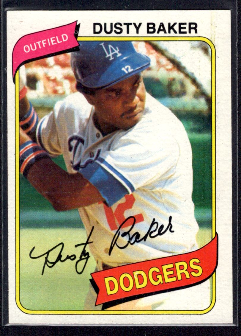 1980 Topps Dusty Baker #255 on Kronozio