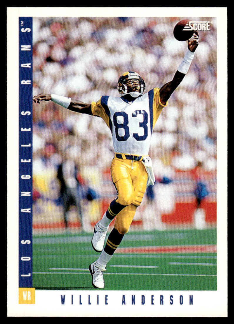 1993 Score Willie Anderson #228 on Kronozio