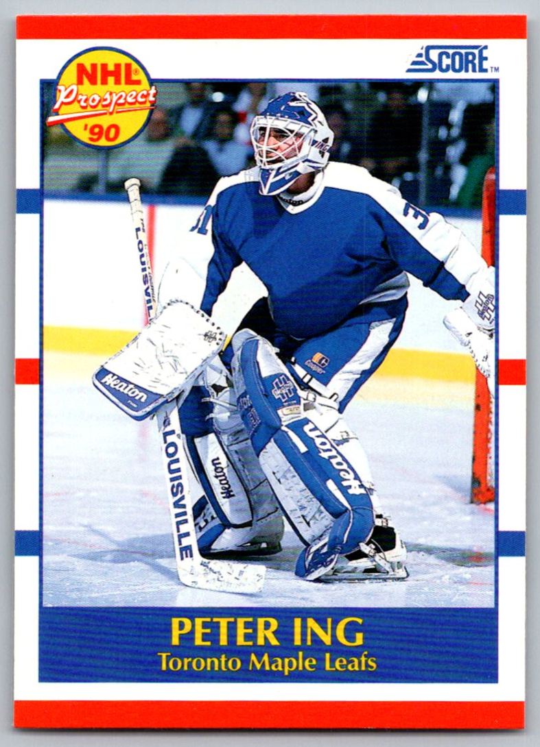 1990-91 Score American Peter Ing #414 on Kronozio