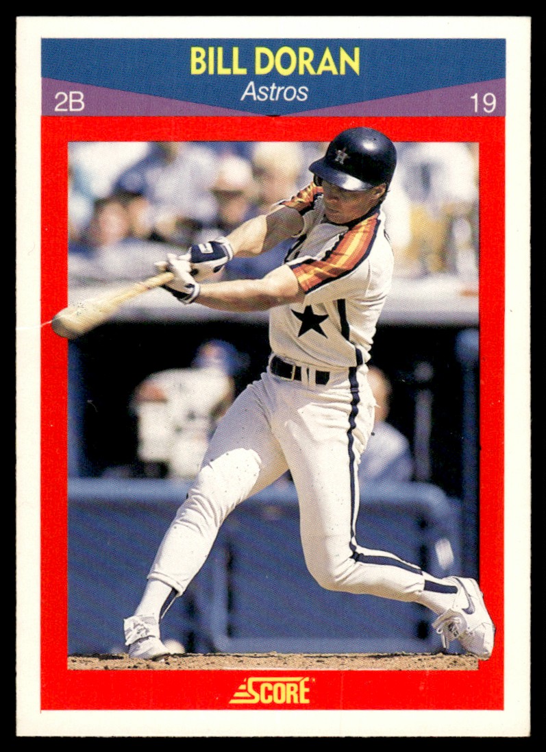 1990 Score 100 Superstars Bill Doran #8 on Kronozio