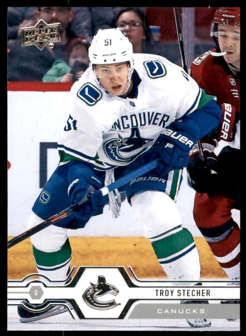 2019-20 Upper Deck Troy Stecher #173 on Kronozio
