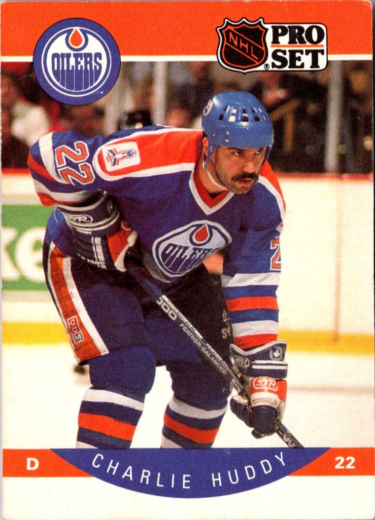 1990-91 Pro Set Charlie Huddy #85 on Kronozio