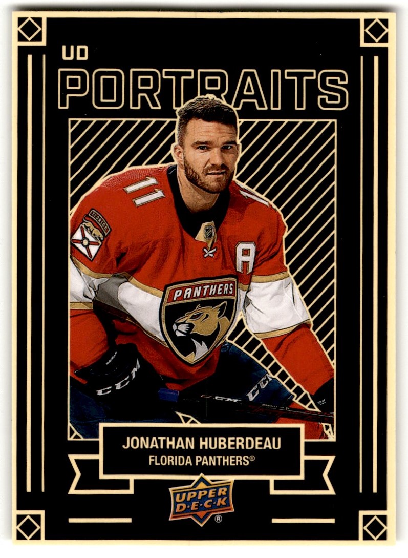 2022-23 Upper Deck UD Portraits Jonathan Huberdeau #P-11 on Kronozio