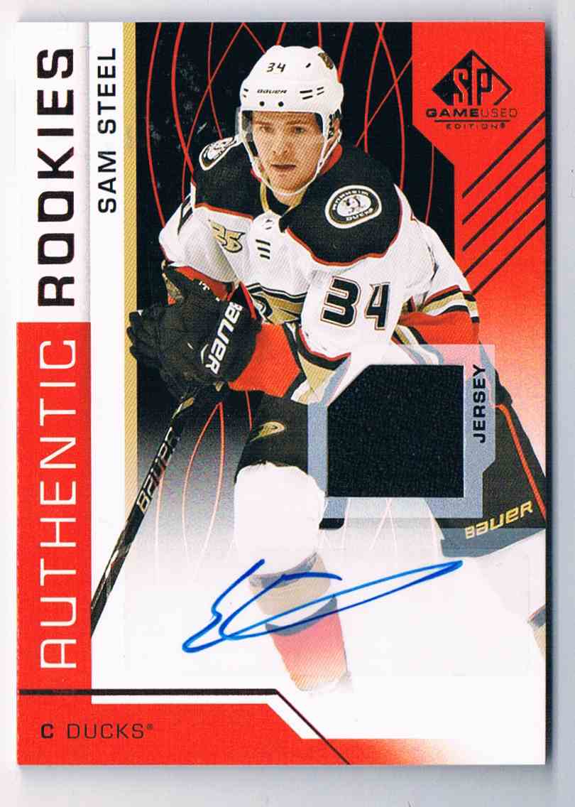 2018-19 SP Game Used Red Sam Steel #117 on Kronozio