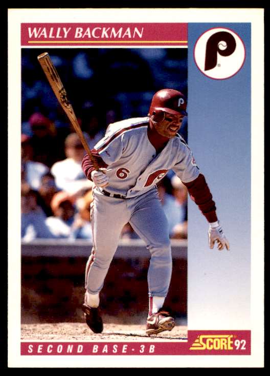 1992 Score Wally Backman #177 on Kronozio