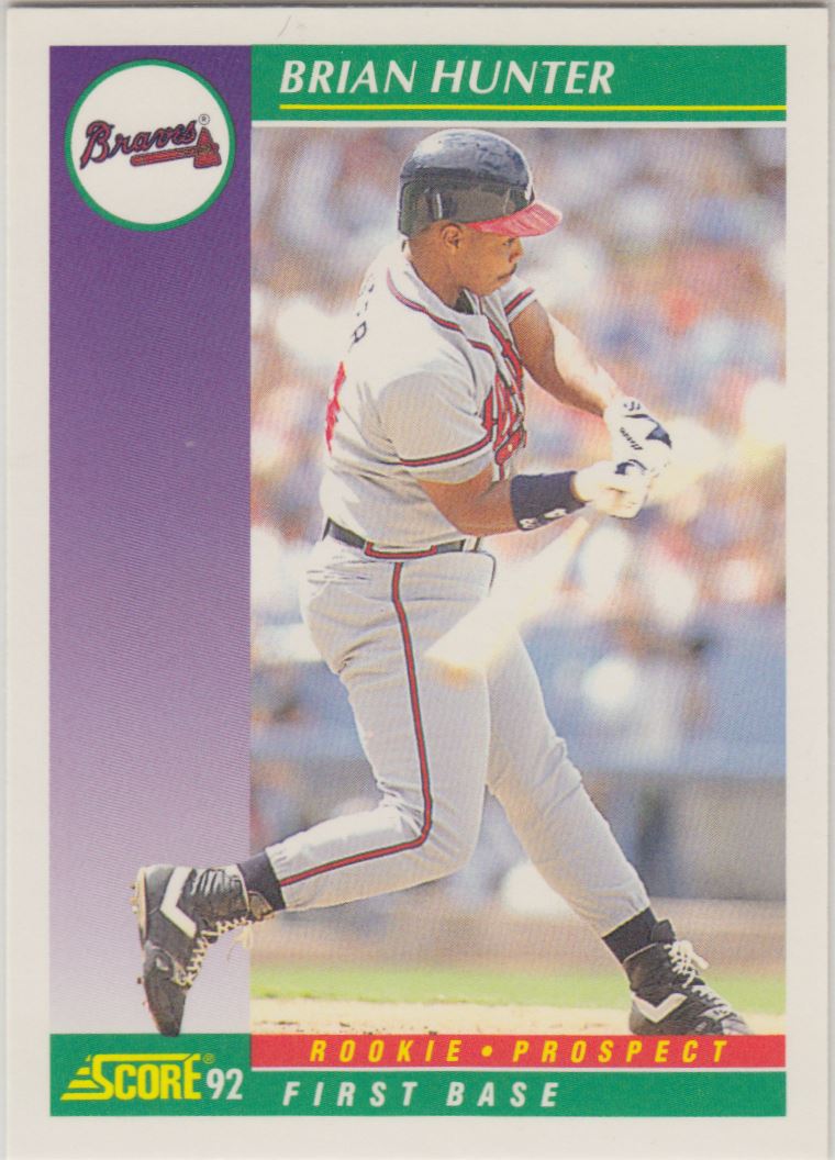 1992 Score Brian Hunter #417 on Kronozio