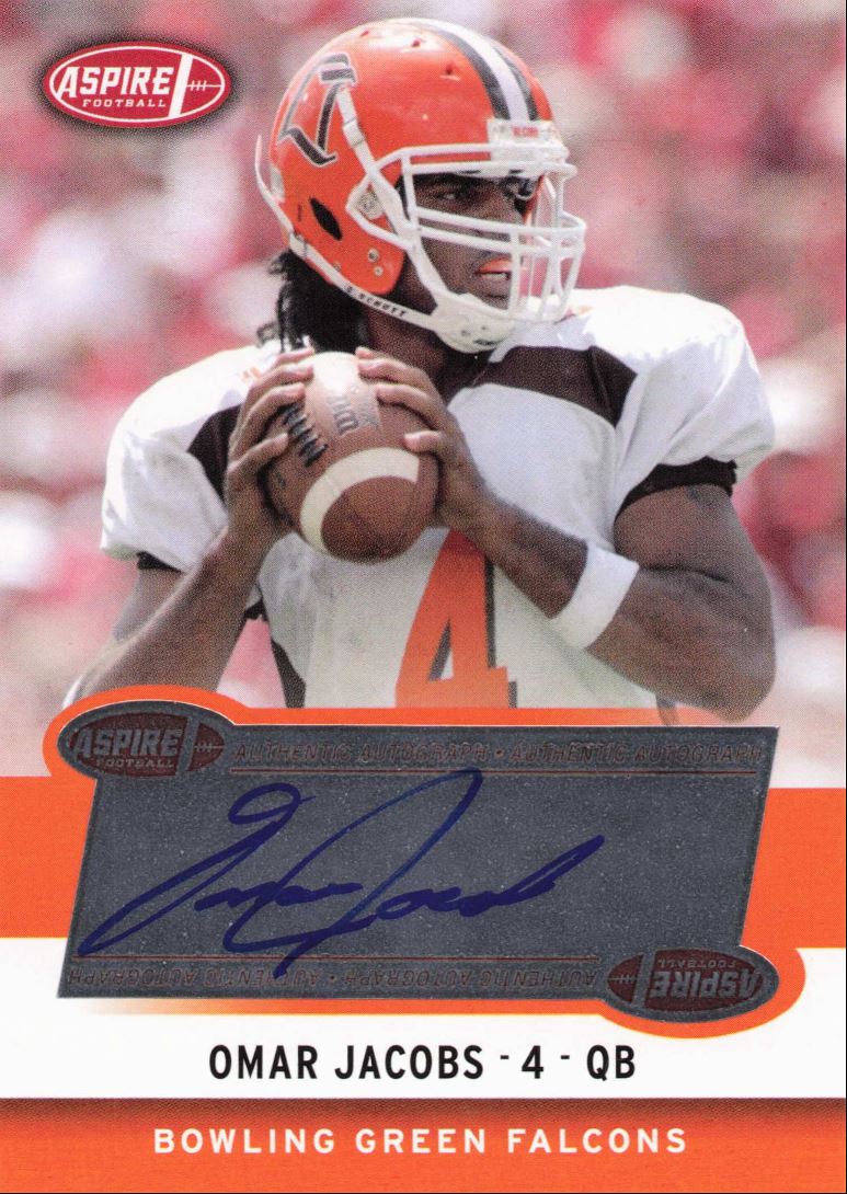 2006 SAGE Aspire Autographs Omar Jacobs #24A on Kronozio