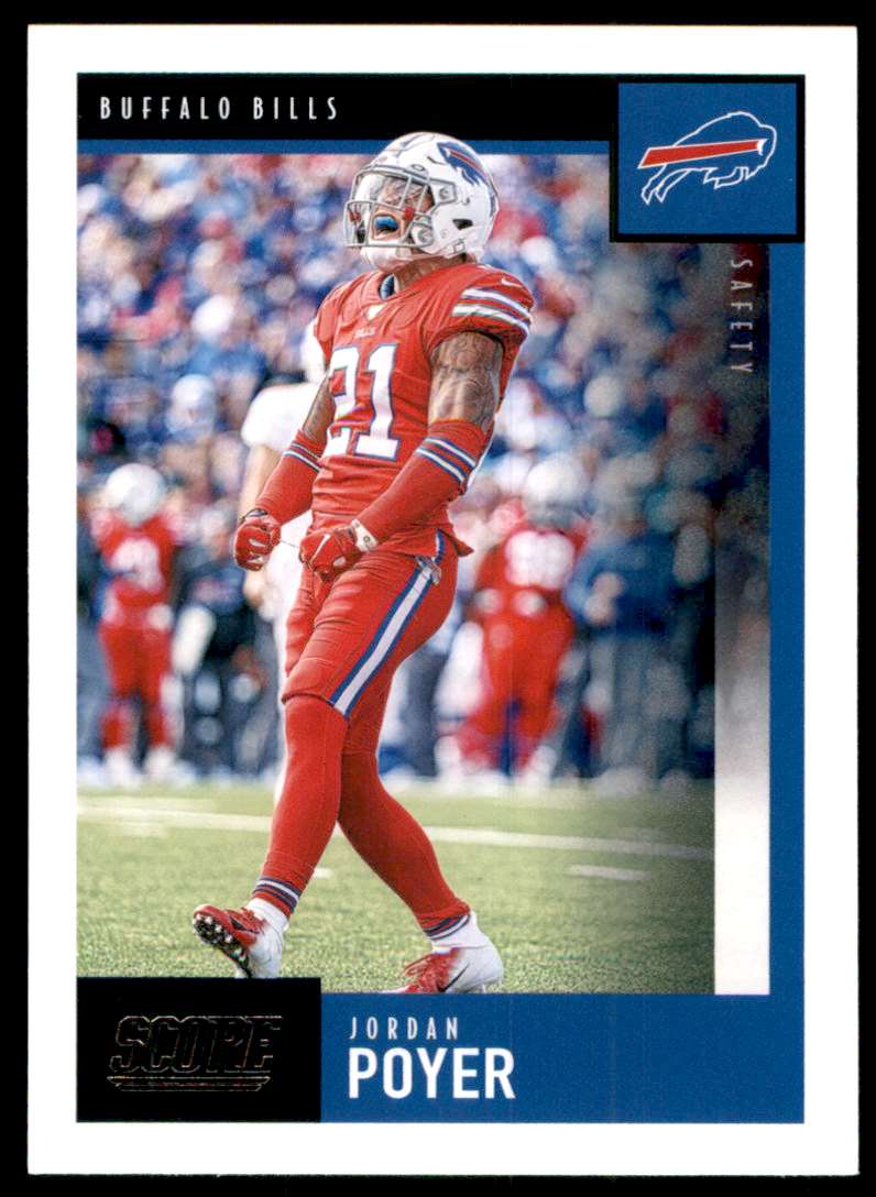 2020 Score Football Card Jordan Poyer #6 on Kronozio