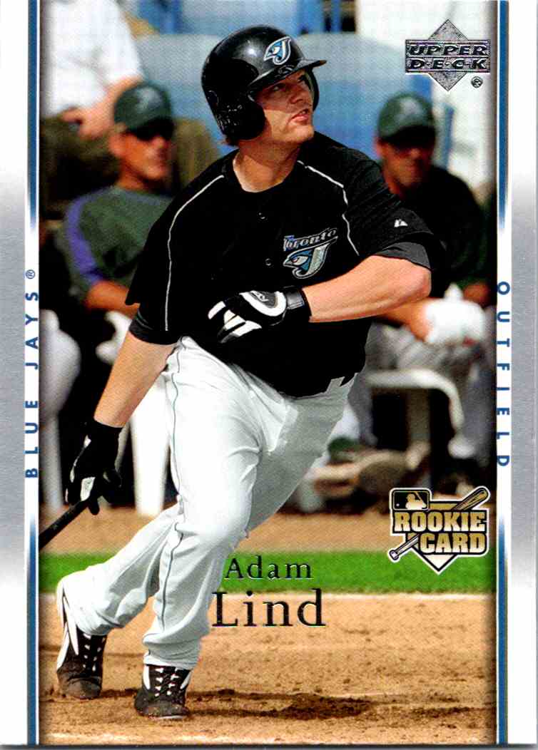 2007 Upper Deck Adam Lind #48 on Kronozio