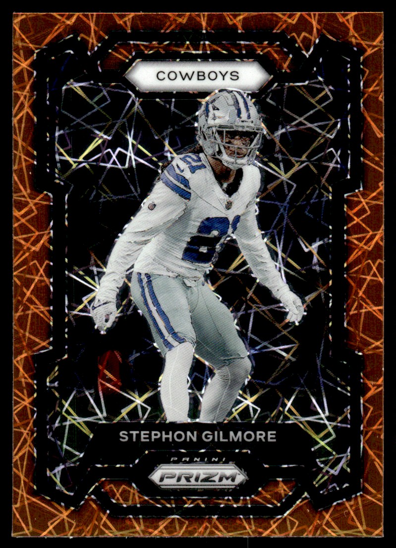 2023 Panini Prizm Orange Lazer Stephon Gilmore #77 on Kronozio
