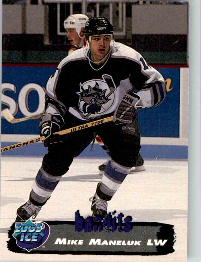 1996-97 Collectors Edge Ice Mike Maneluk #13 on Kronozio