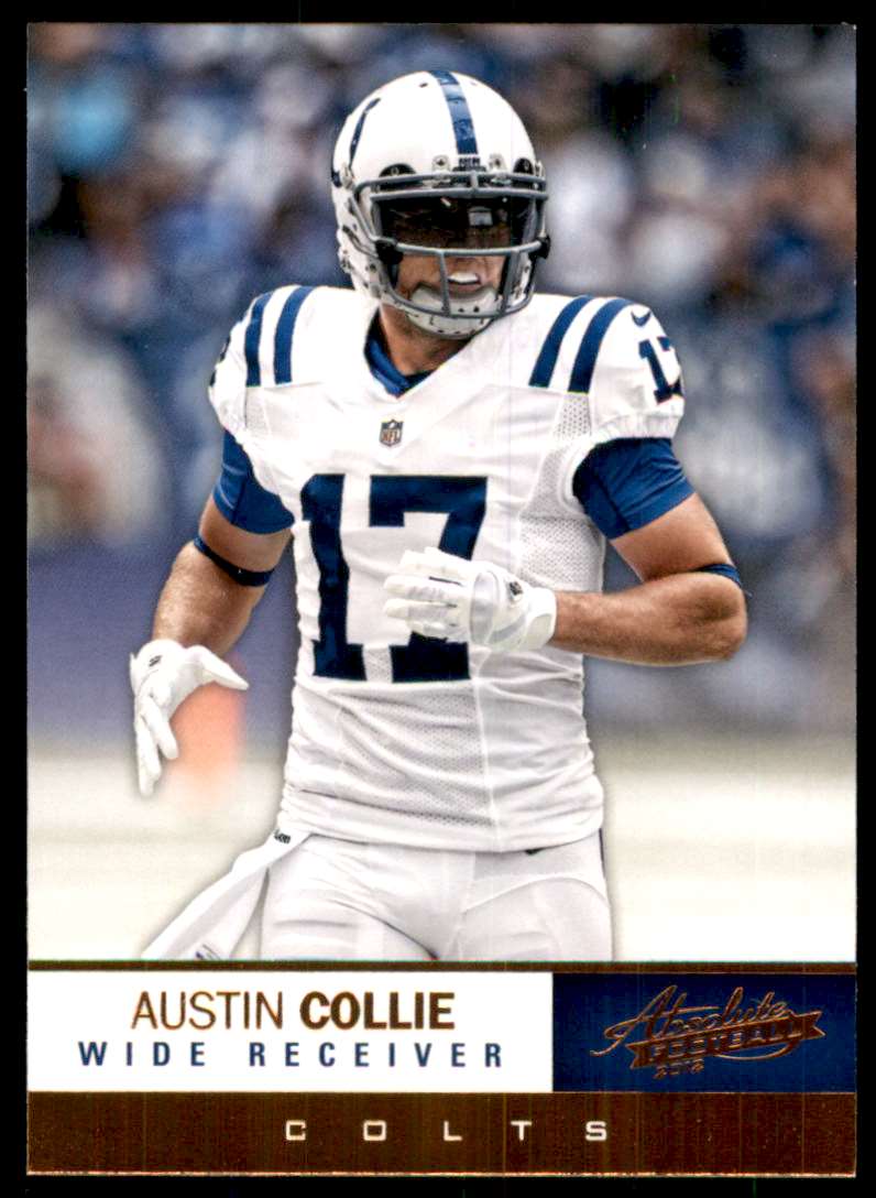 2012 Absolute Football Cards Austin Collie #19 on Kronozio