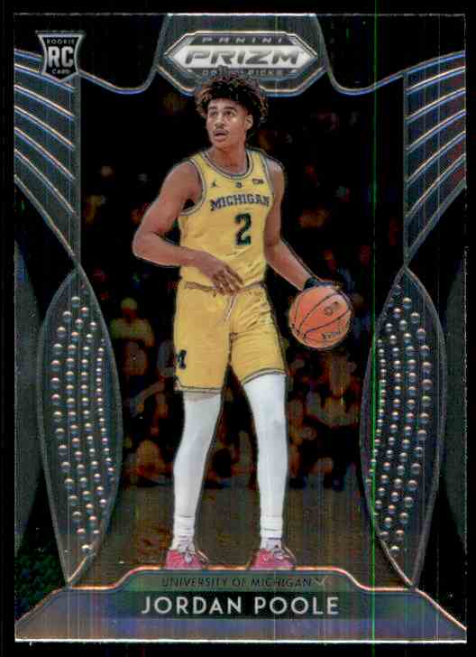 2019-20 Panini Prizm Draft Picks Jordan Poole #28 on Kronozio