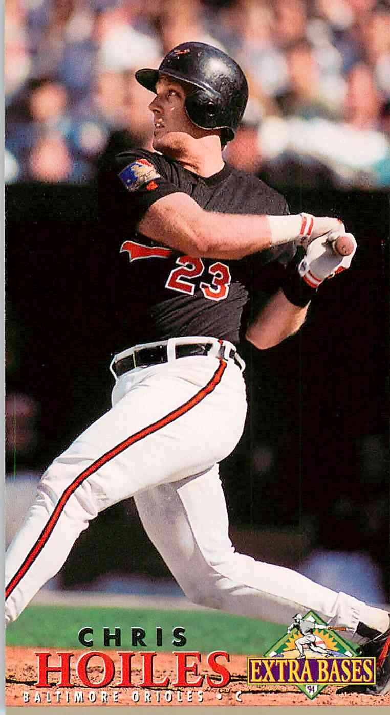 1994 Fleer Extra Bases Chris Hoiles #6 on Kronozio
