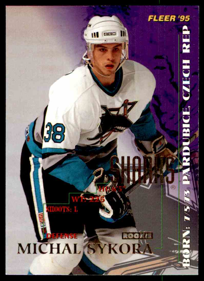 1994-95 Fleer Michal Sykora #201 on Kronozio
