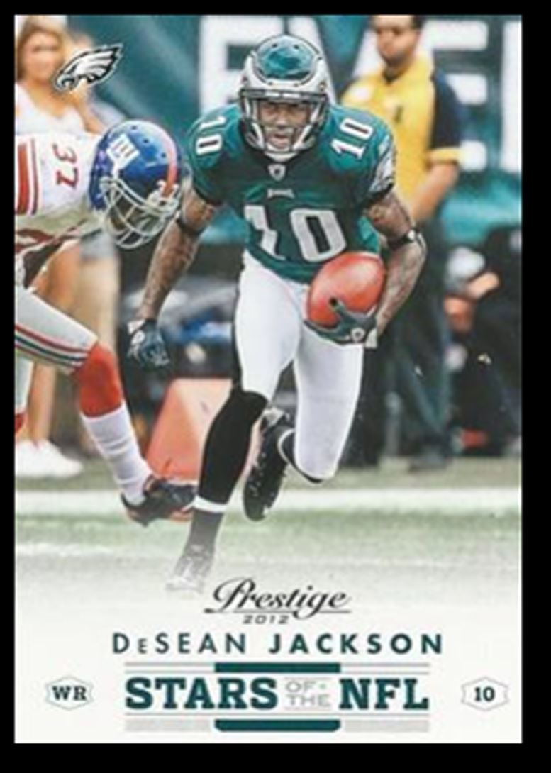 2012 Prestige Stars of the NFL DeSean Jackson #41 on Kronozio