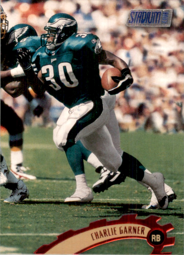 1997 Stadium Club Football Card Charlie Garner #128 on Kronozio