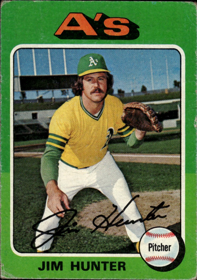 1975 Topps Jim Hunter #230 on Kronozio