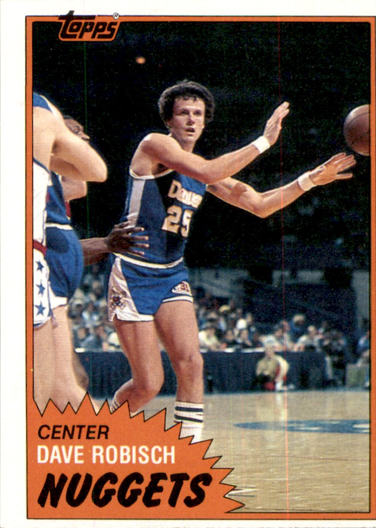 1981-82 Topps Basketball Dave Robisch (B) Denver Nuggets #W70 | eBay