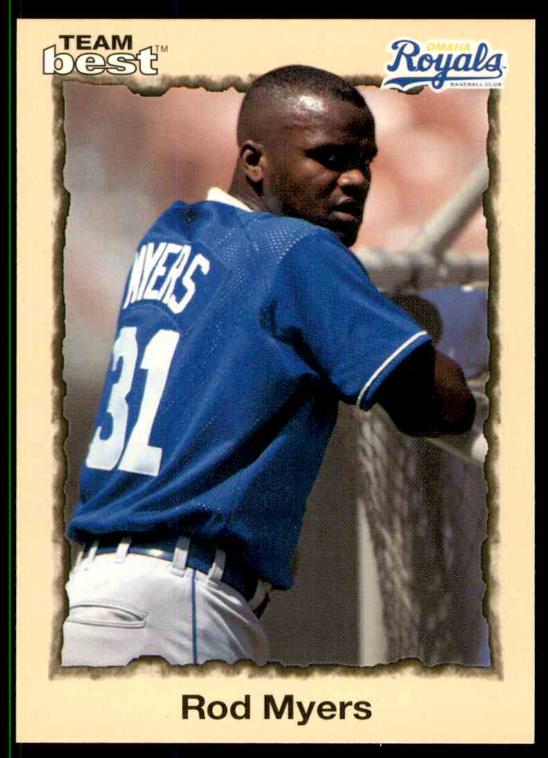 1996 Best Cards Minor League Rod Myers Conroe Texas #34 on Kronozio
