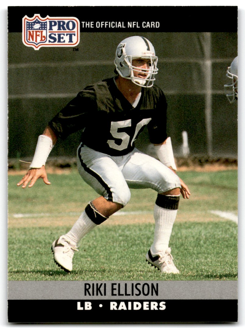 1990 Pro Set Riki Ellison #543 on Kronozio