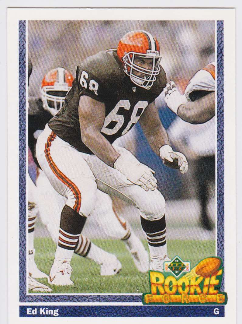 1991 Upper Deck Ed King #604 on Kronozio