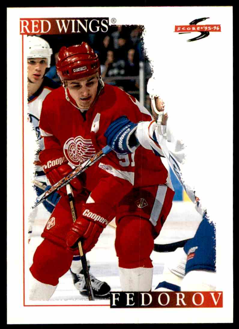 1995-96 Score Sergei Fedorov #100 on Kronozio