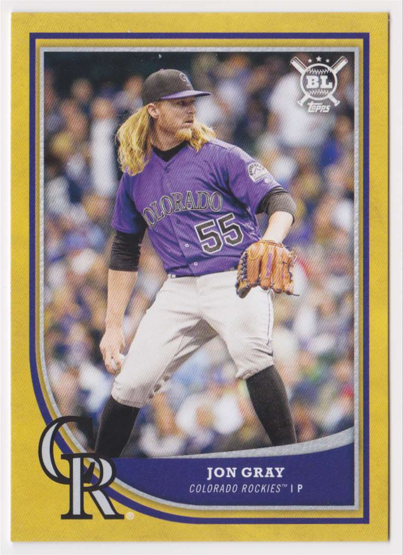 2018 Topps Big League Gold Jon Gray #239 on Kronozio