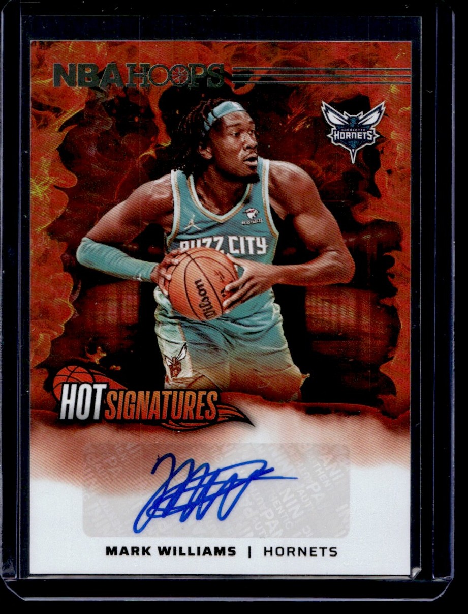 2024-25 Hoops Hot Signatures Mark Williams #HS-MRK on Kronozio