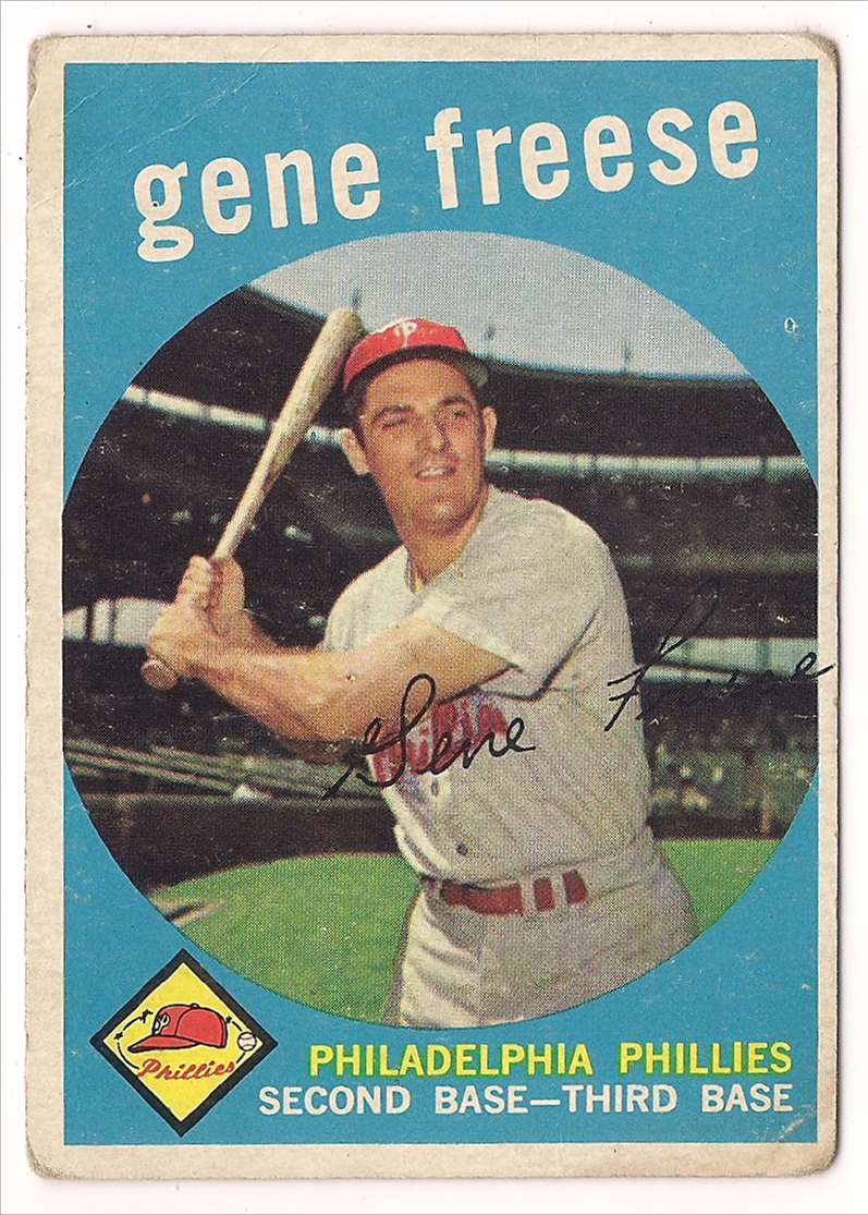 1959 Topps Gene Freese #472 on Kronozio