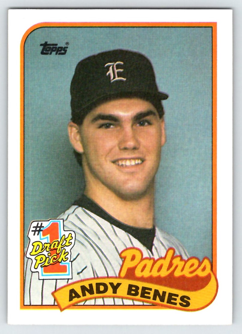 1989 Topps Andy Benes #437 on Kronozio