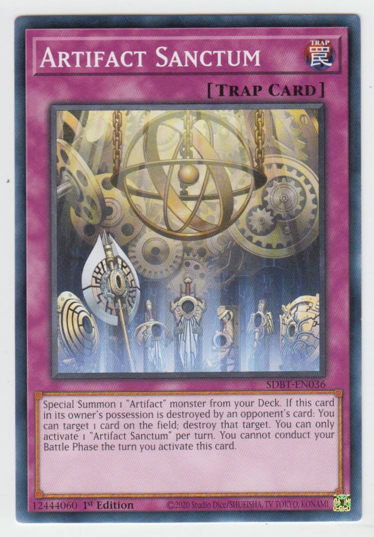 2020 Yu-Gi-Oh Artifact Sanctum #SDBT-EN036 on Kronozio
