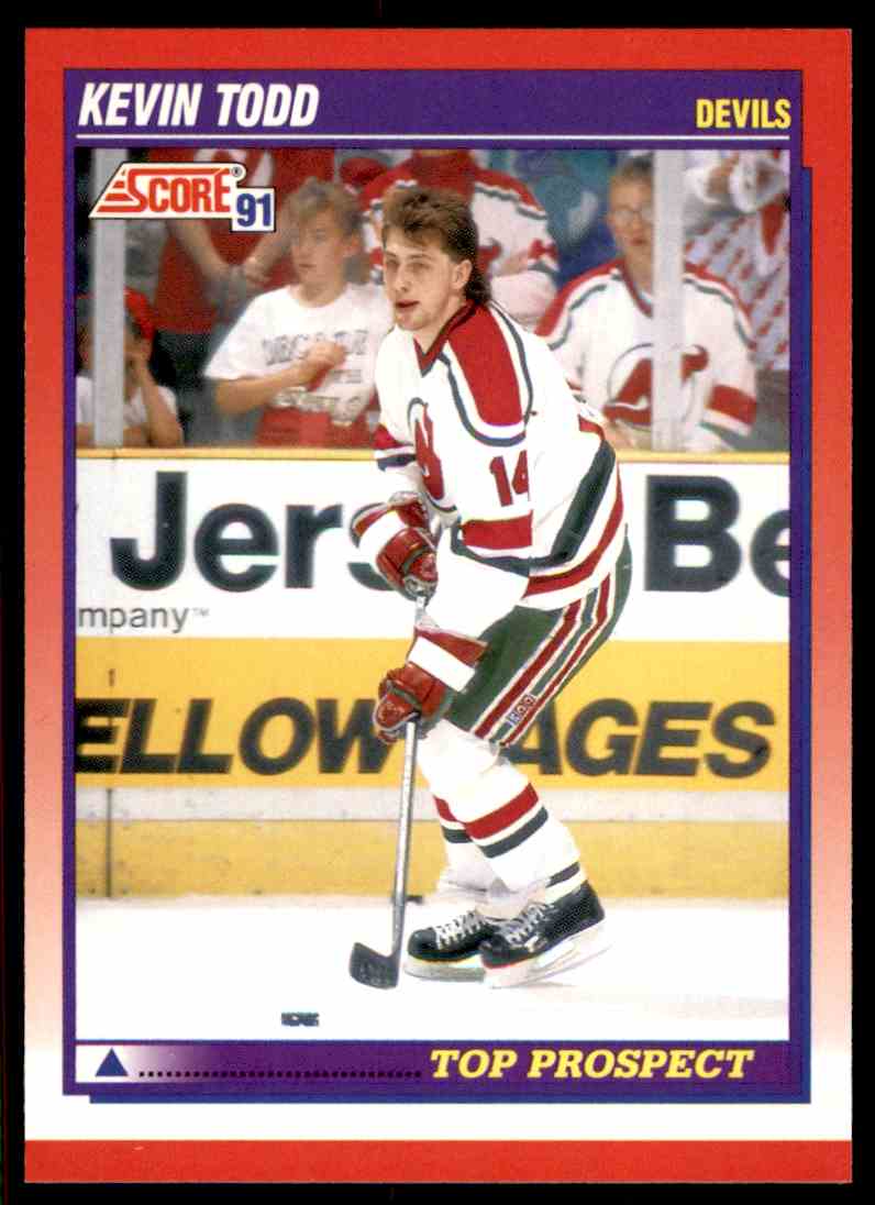 1991-92 Score Canadian Bilingual Kevin Todd #287 on Kronozio