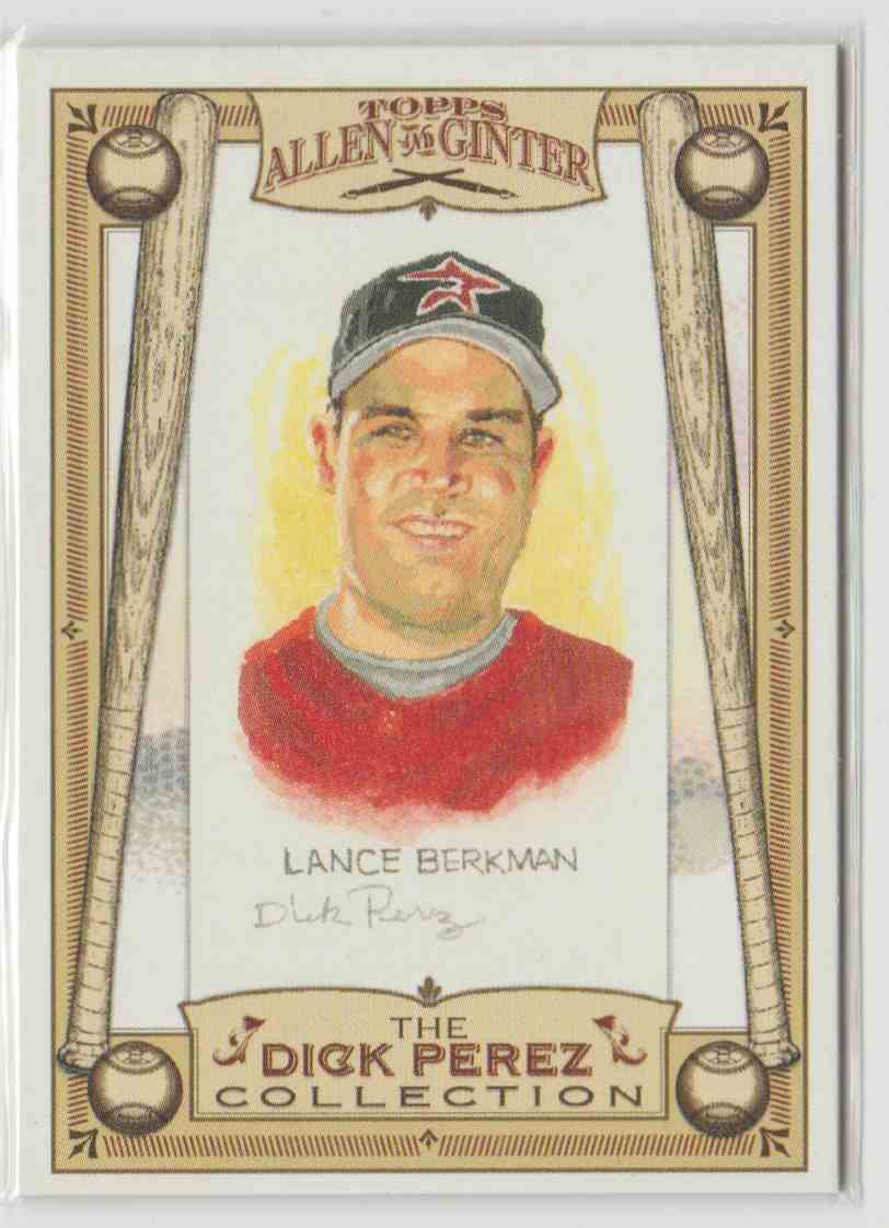 2006 Topps Allen And Ginter Dick Perez Lance Berkman #12 on Kronozio