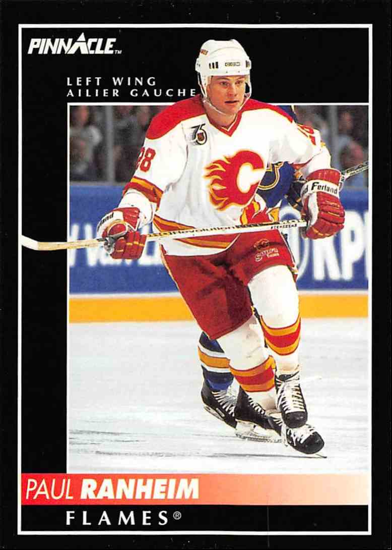 1992-93 Pinnacle Canadian Paul Ranheim #67 on Kronozio