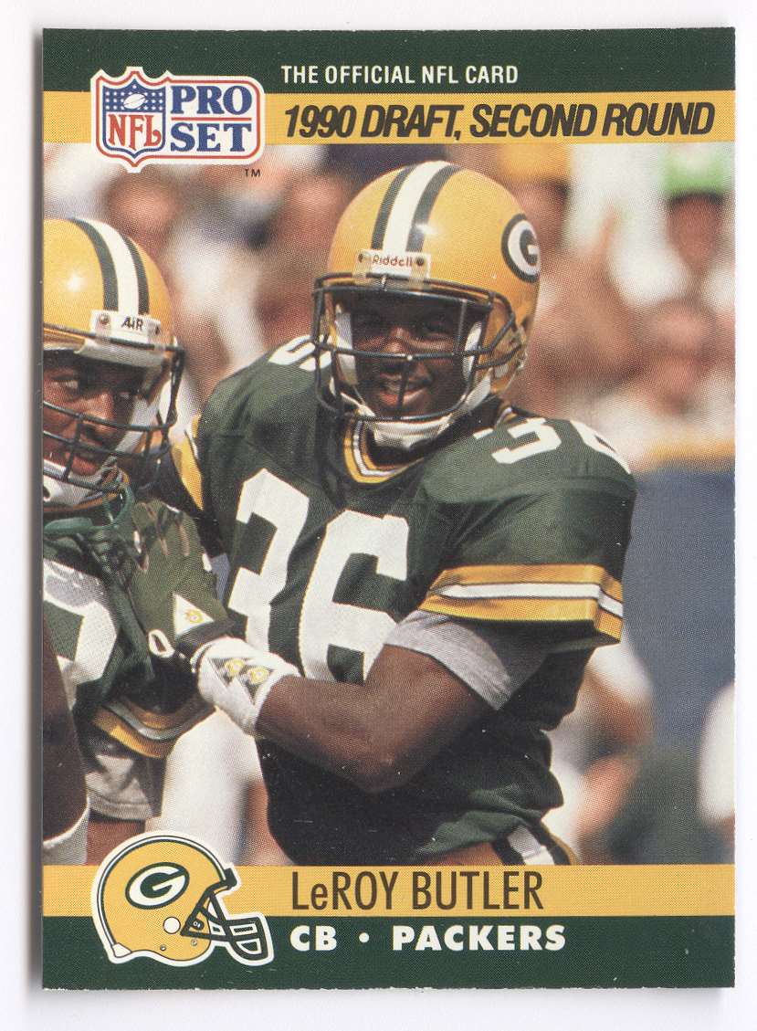 1990 Pro Set LeRoy Butler #717 on Kronozio