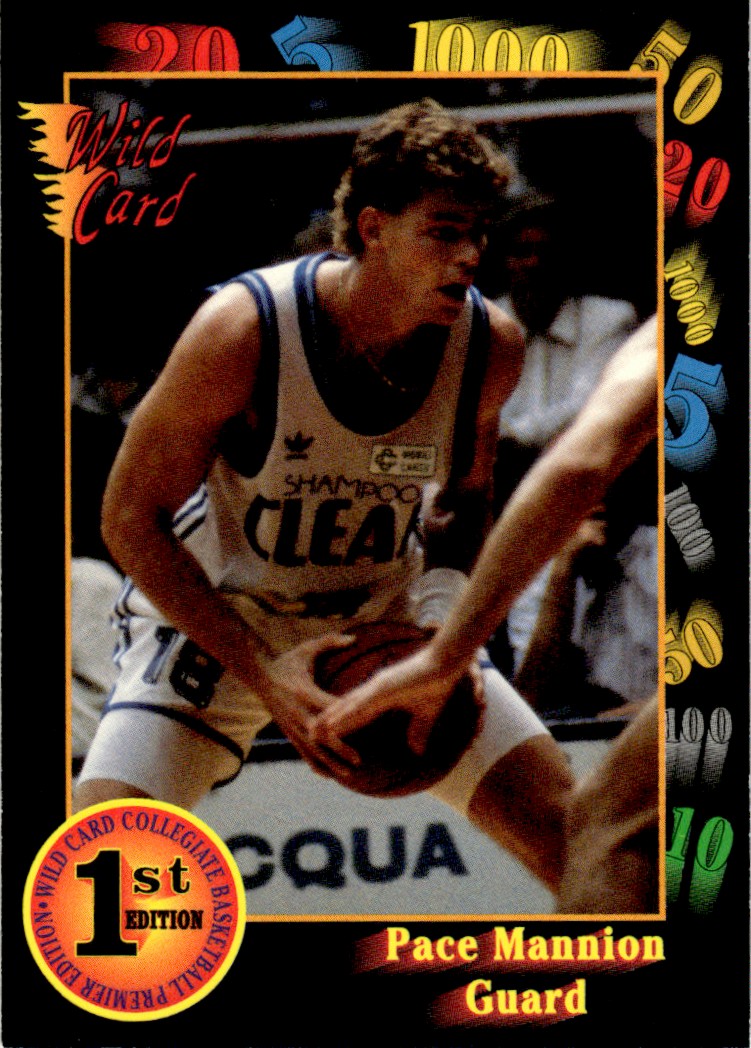 1991-92 Wild Card Pace Mannion #65 on Kronozio