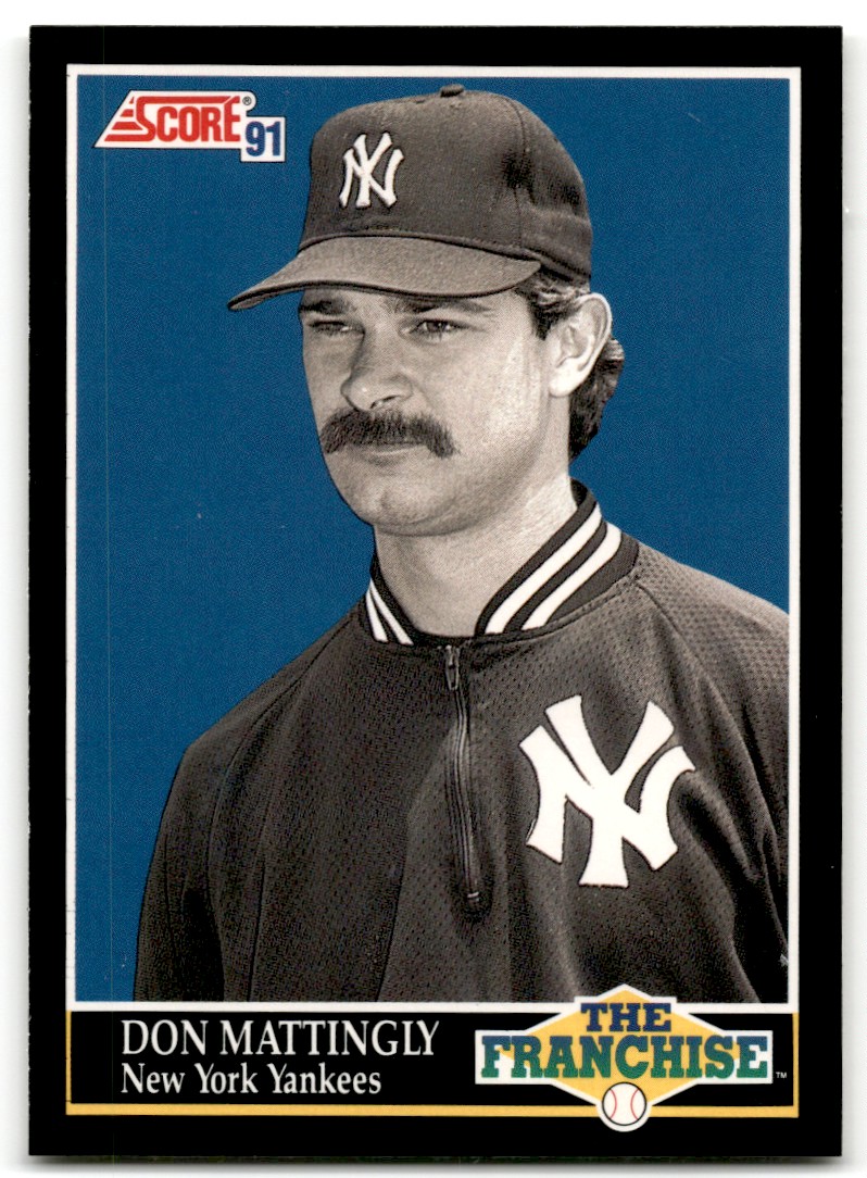 1991 Score The Franchise Don Mattingly #856 on Kronozio