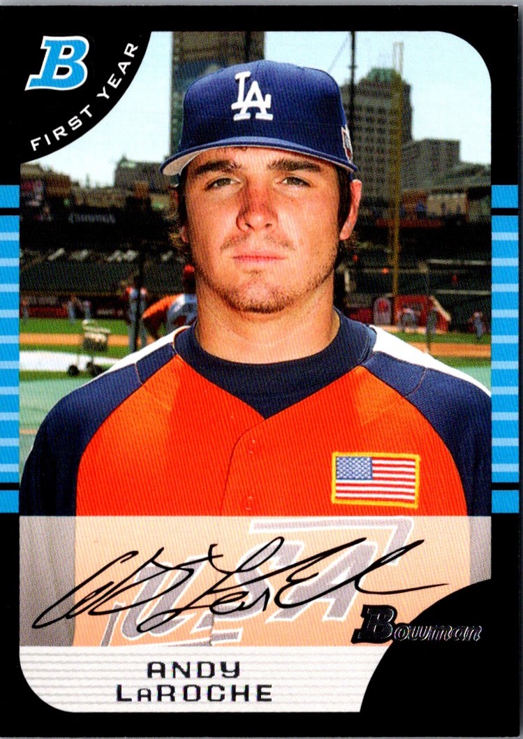 2005 Bowman Chrome Draft Picks & Prospects Andy LaRoche #BDP140 on Kronozio