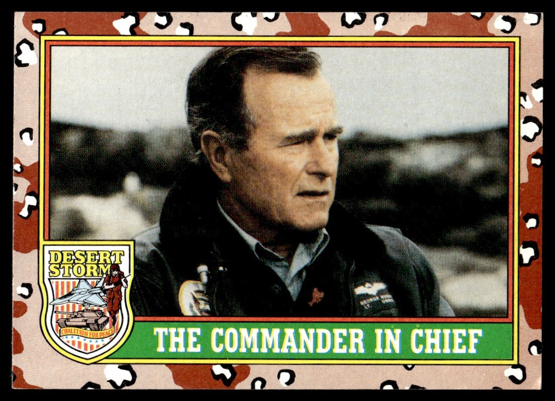 1991 Topps George Bush #1 on Kronozio