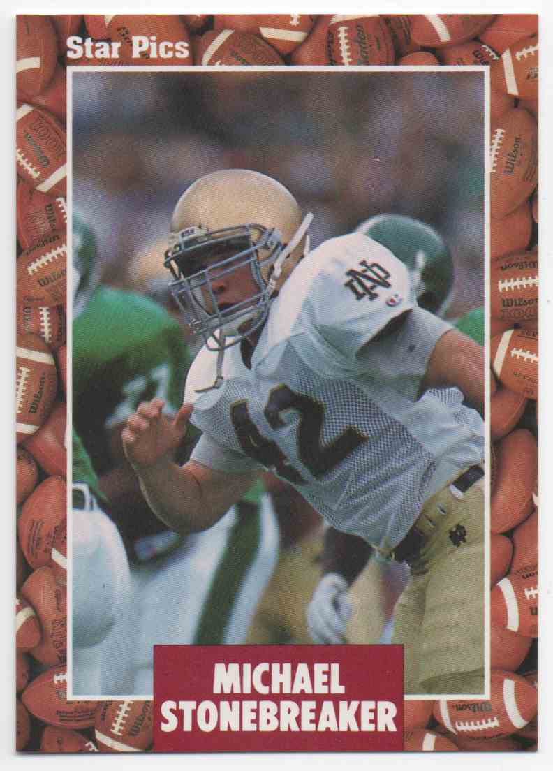 1991 Star Pics Michael Stonebreaker #29 on Kronozio