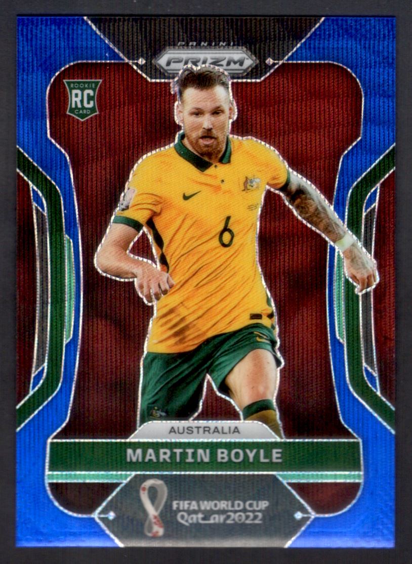 2022 Panini Prizm World Cup Blue RC Martin Boyle #285 on Kronozio