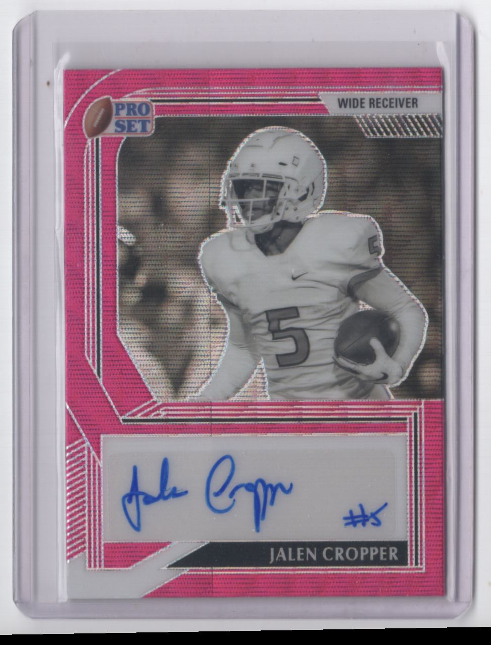 2022 Leaf Pro Set Metal Black & White Wave Pink Jalen Cropper #BW-JC1 ...