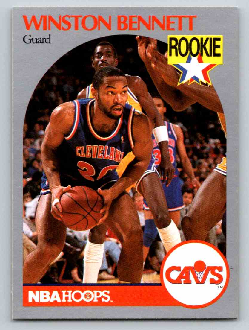 1990-91 NBA Hoops Winston Bennett #70 on Kronozio